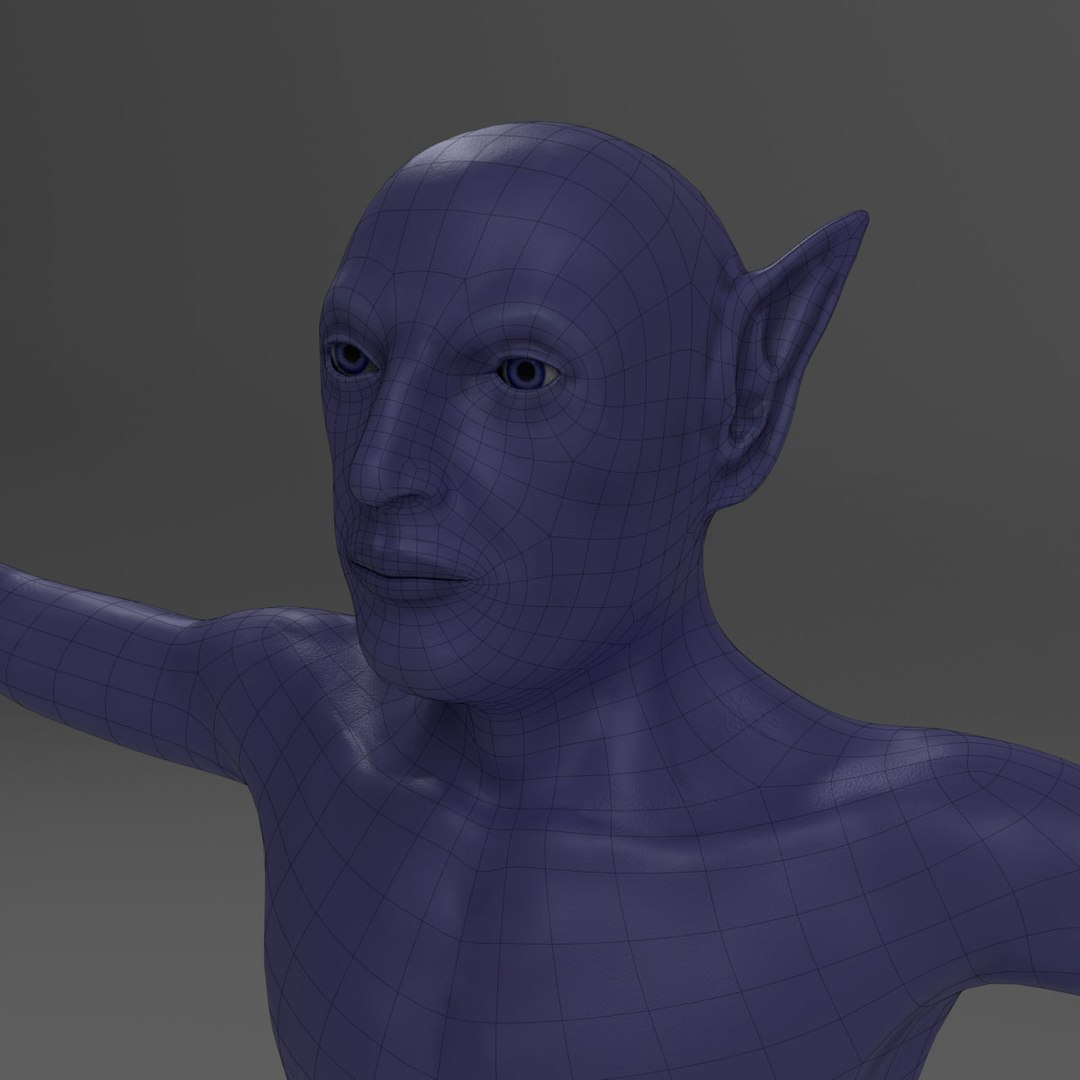 Elf Model - TurboSquid 1277697