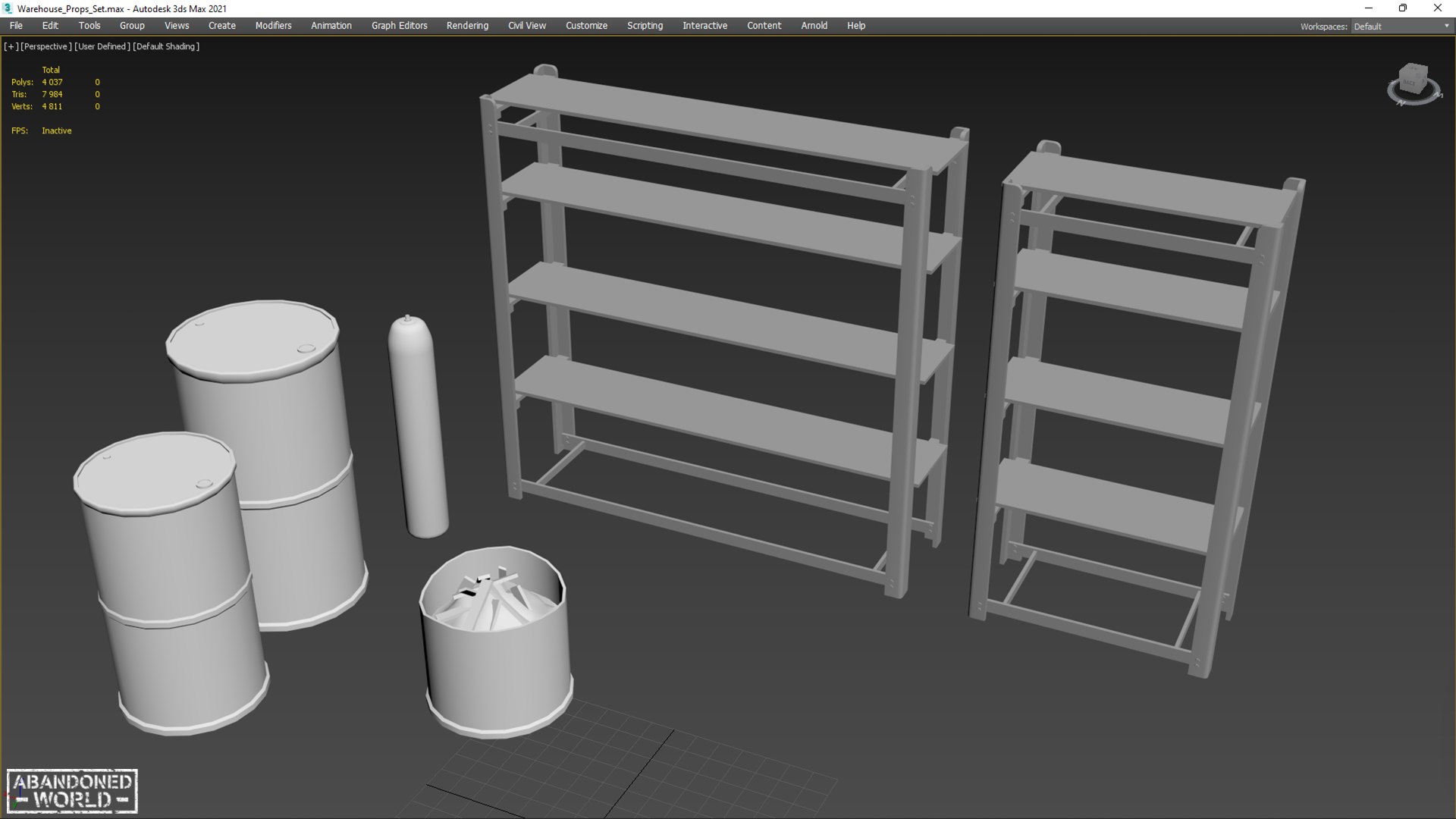 Warehouse Props Set 3D Model - TurboSquid 1871611