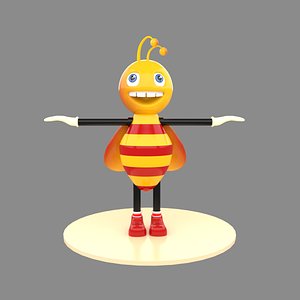 Cartoon Bee 3ds Max Models for Download | TurboSquid