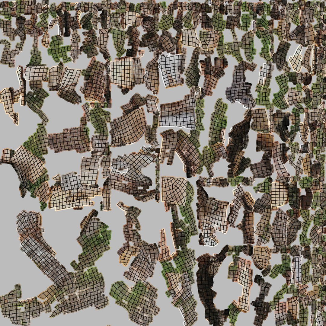 3D Wood Piece Pile Model - TurboSquid 1770391