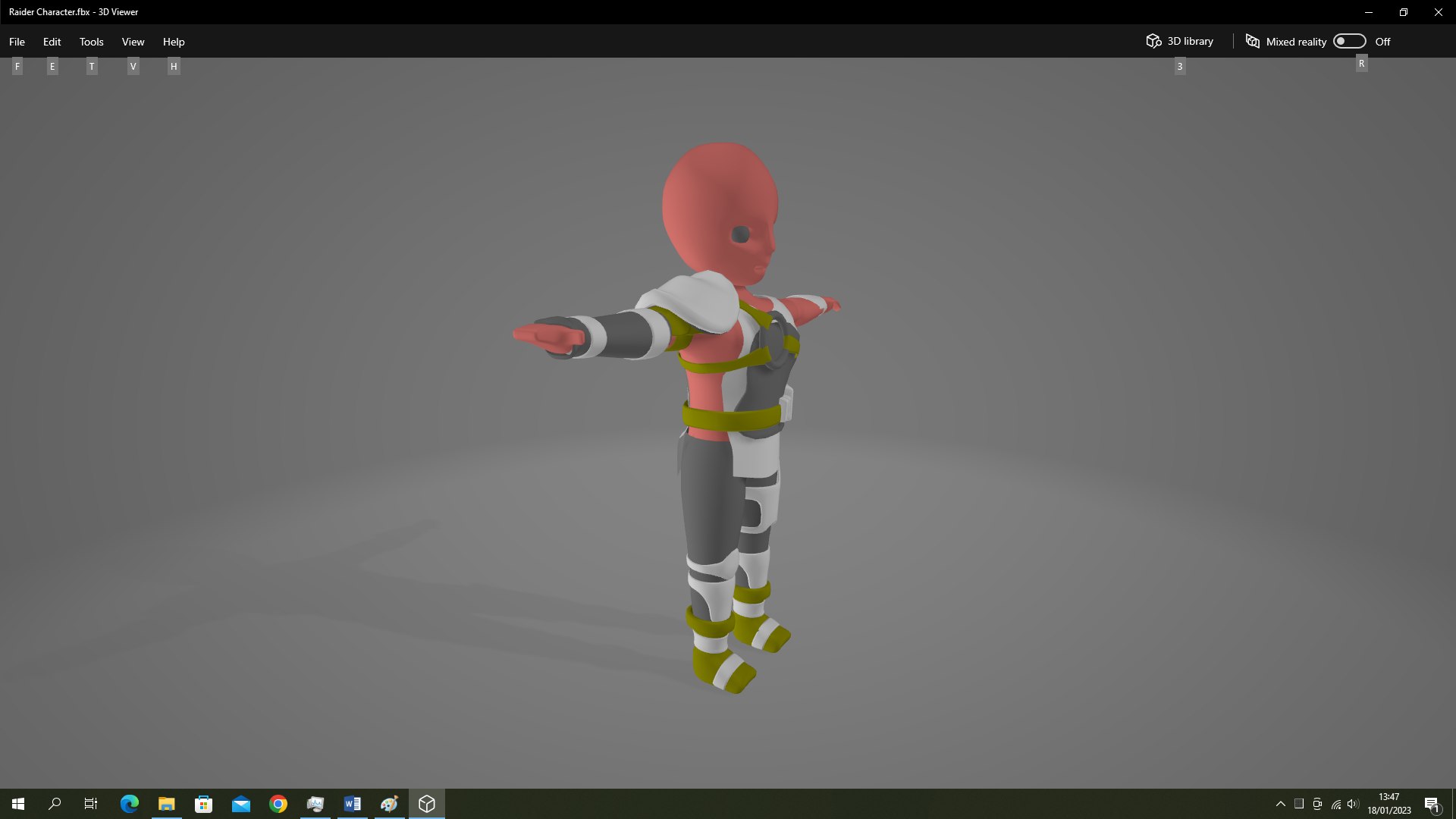 3D Raider Character And Animation Model - TurboSquid 2015707