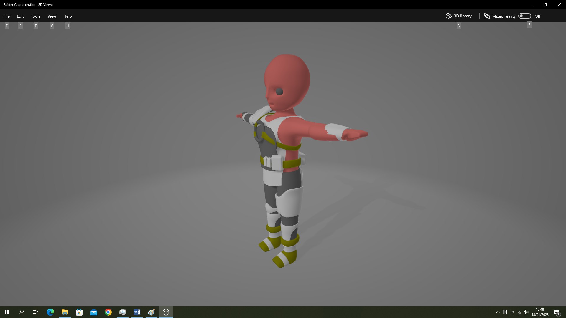 3D Raider Character And Animation Model - TurboSquid 2015707