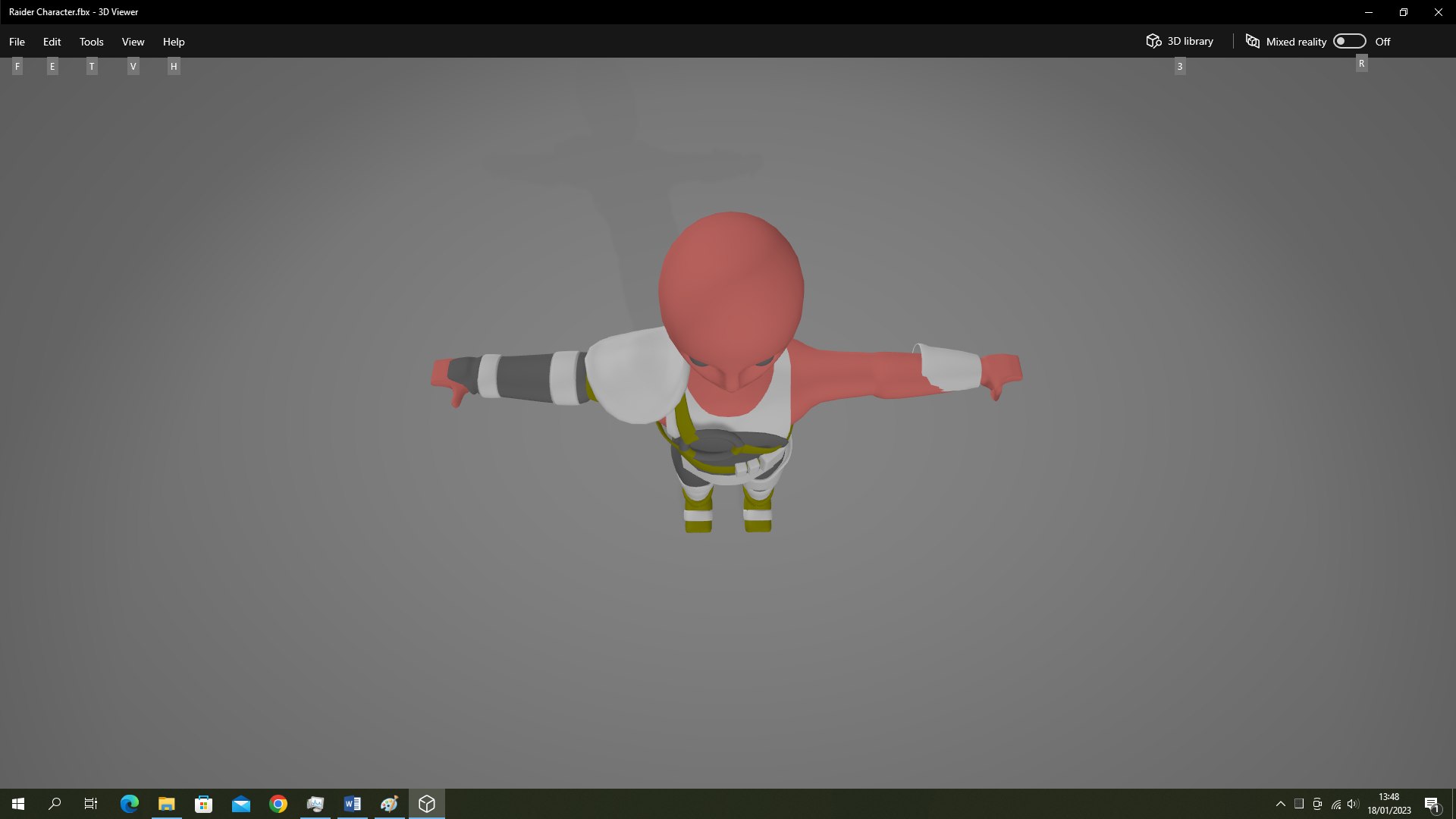 3D Raider Character And Animation Model - TurboSquid 2015707