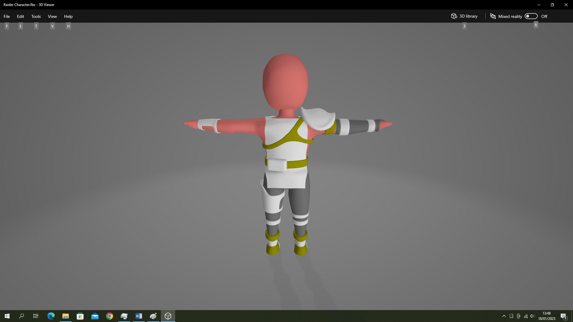 3D Raider Character And Animation Model - TurboSquid 2015707