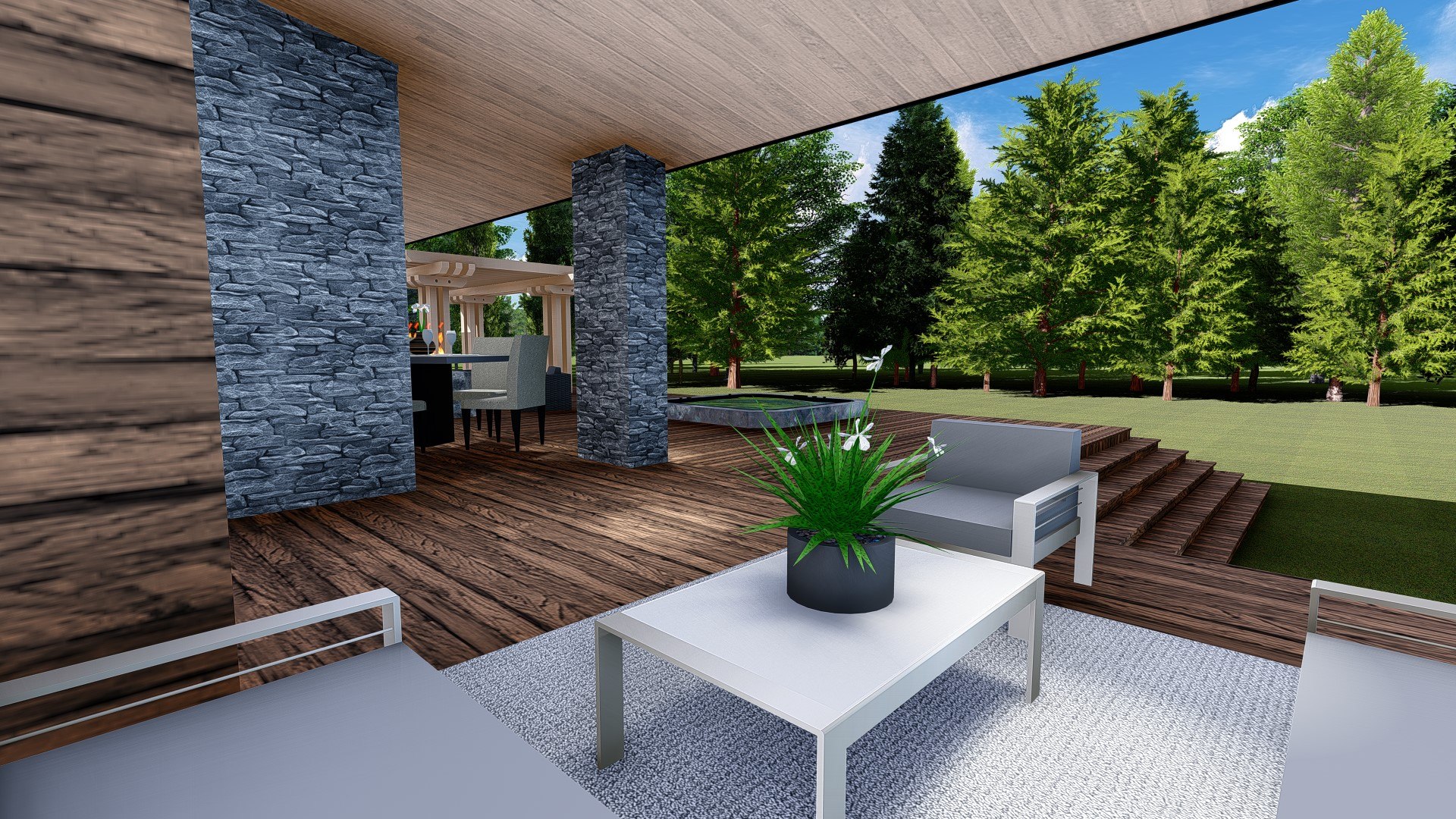 3D Cabin Modern - TurboSquid 1382680