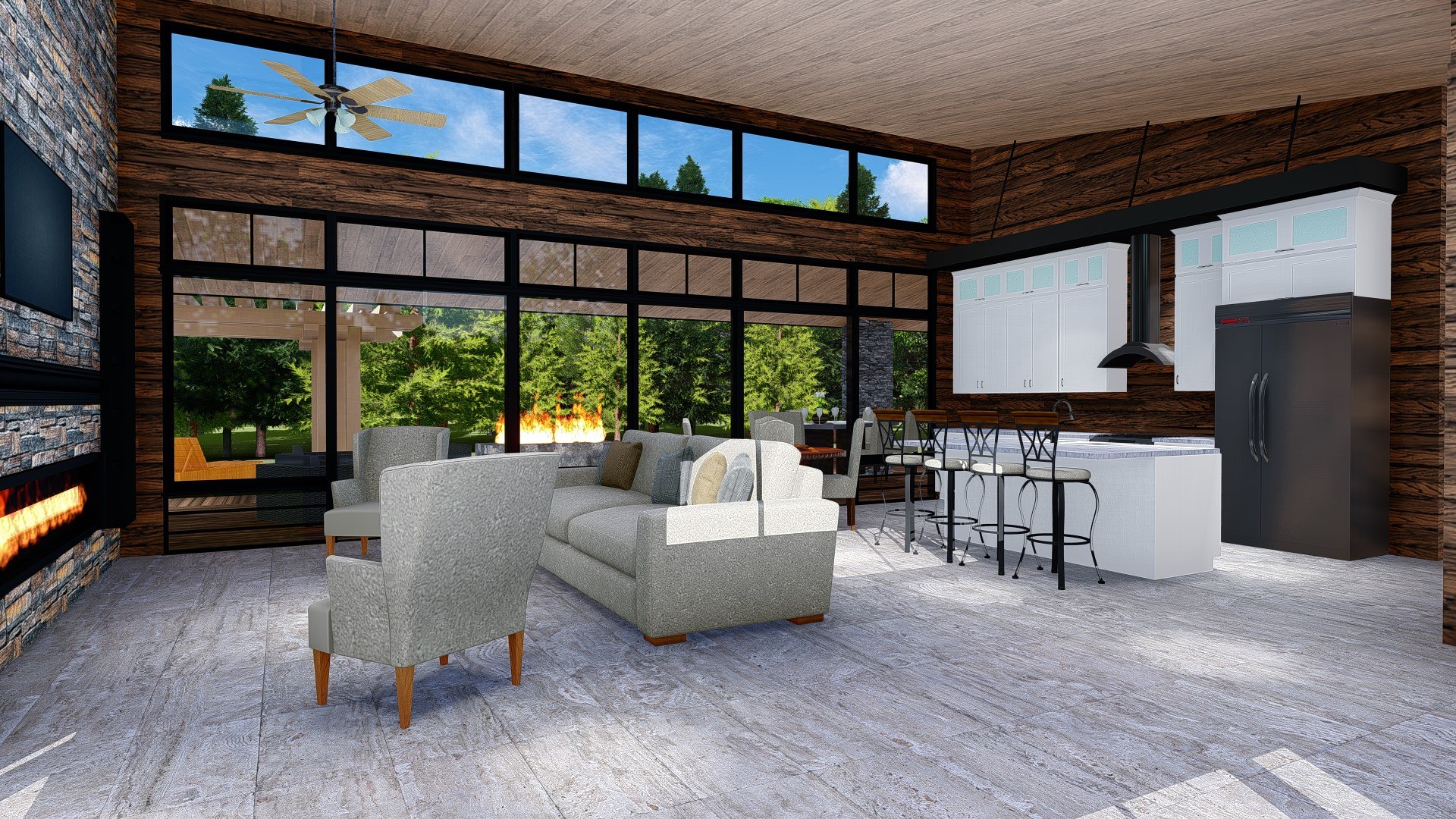 3D Cabin Modern - TurboSquid 1382680