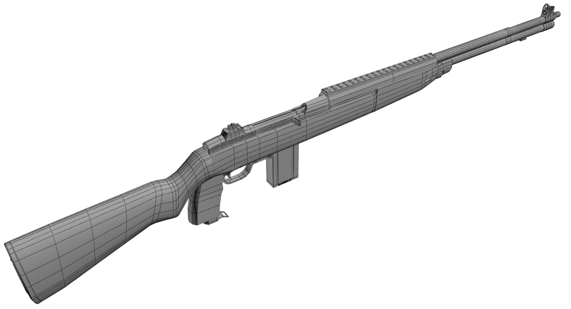 M1a1 Rifle Multiple Variations 3ds