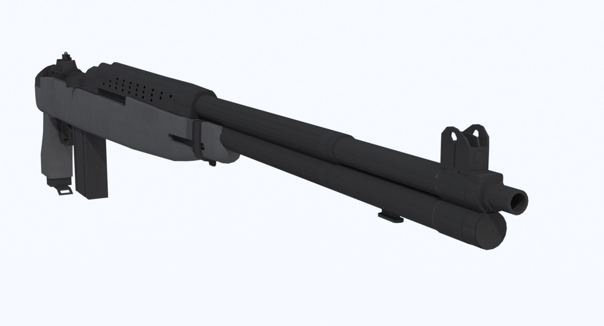 M1a1 Rifle Multiple Variations 3ds