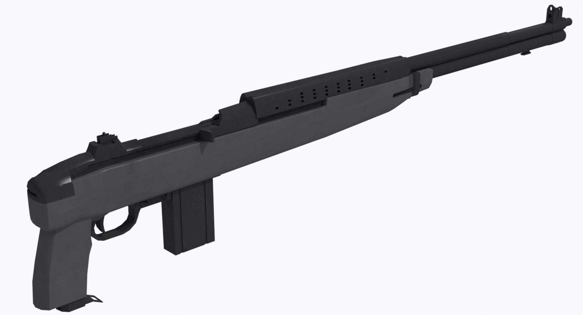 M1a1 Rifle Multiple Variations 3ds