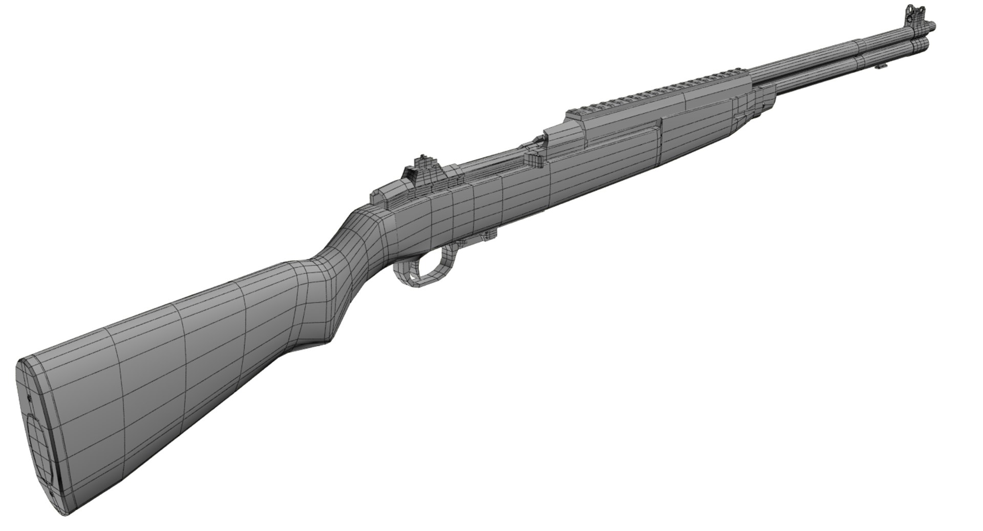 M1a1 Rifle Multiple Variations 3ds