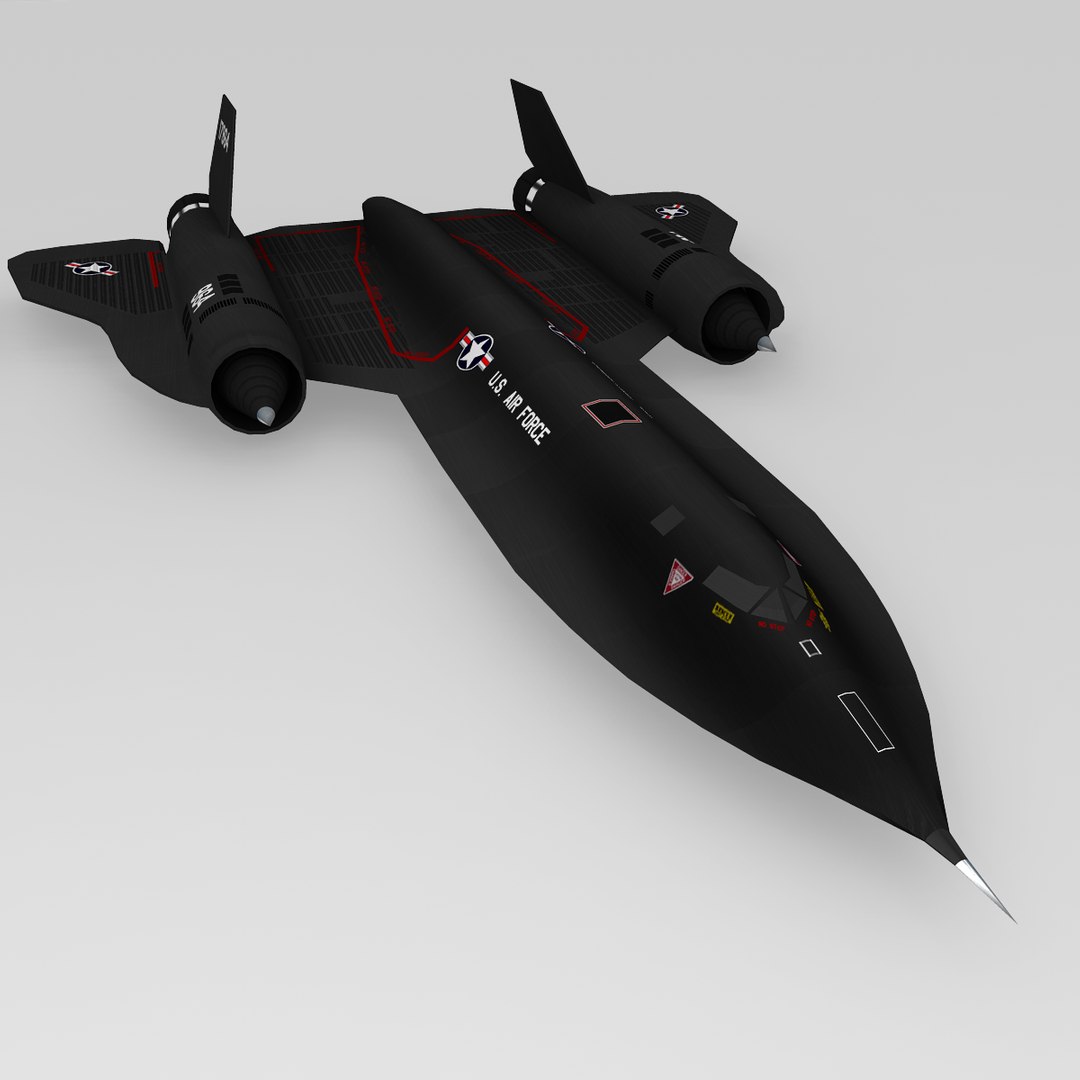 3d Model Sr-71 Blackbird