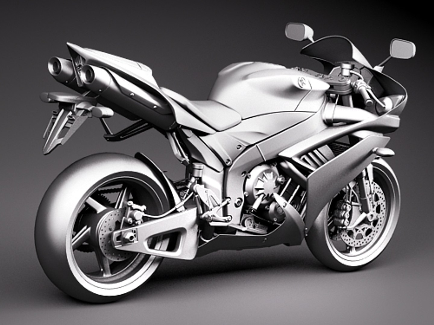 3d Yamaha Yzf R1 Sport Model