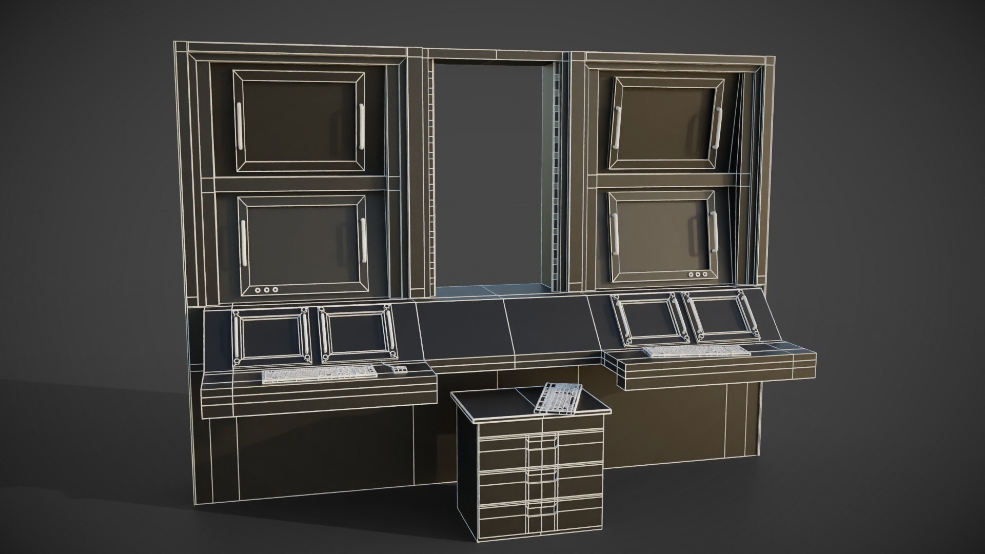 3D HUD Console - TurboSquid 1990154