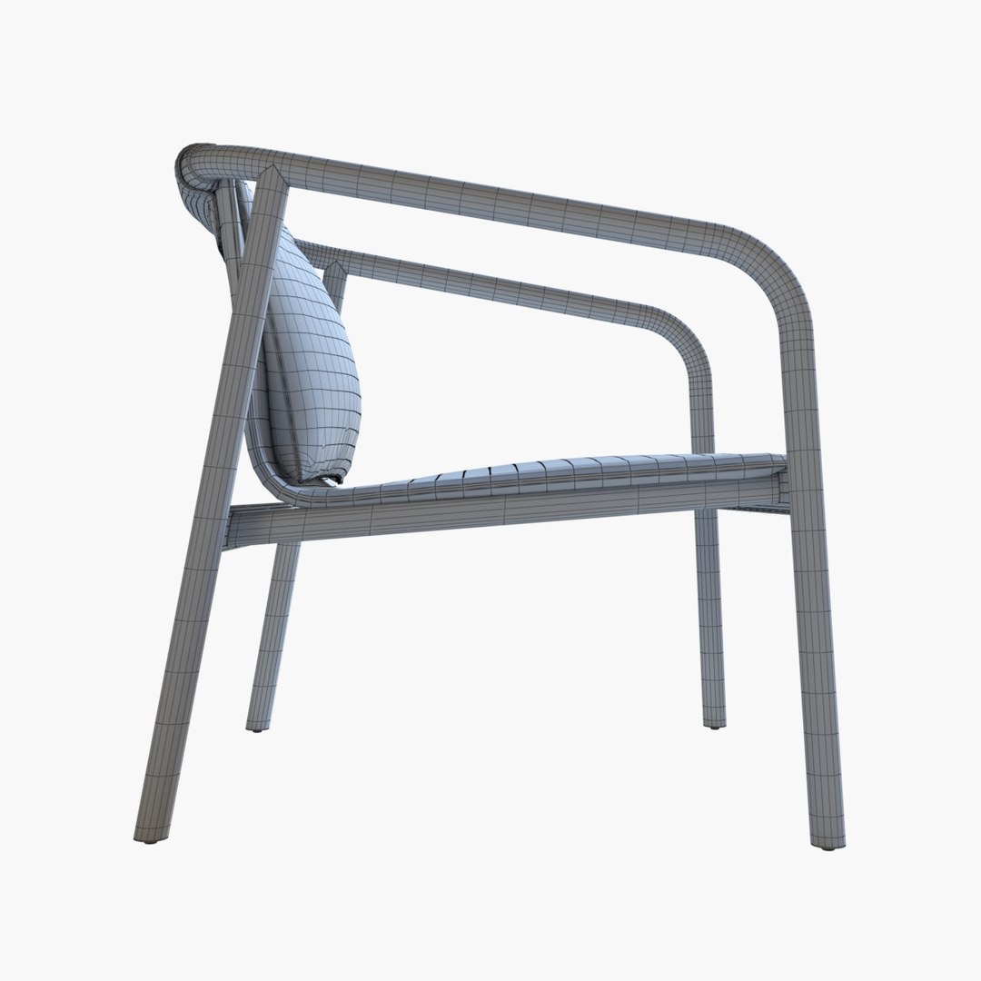 Oslo Lounge Chair 3d Model