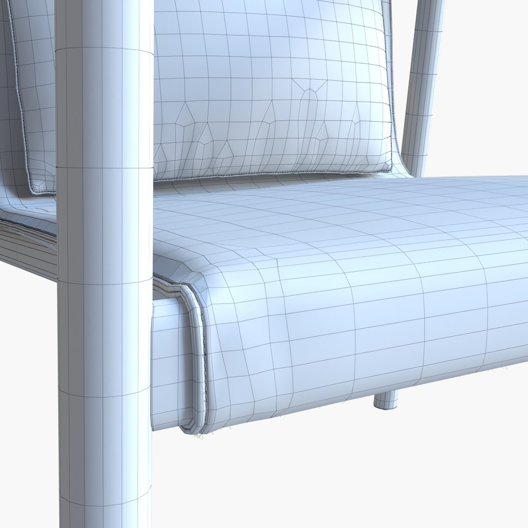 Oslo Lounge Chair 3d Model