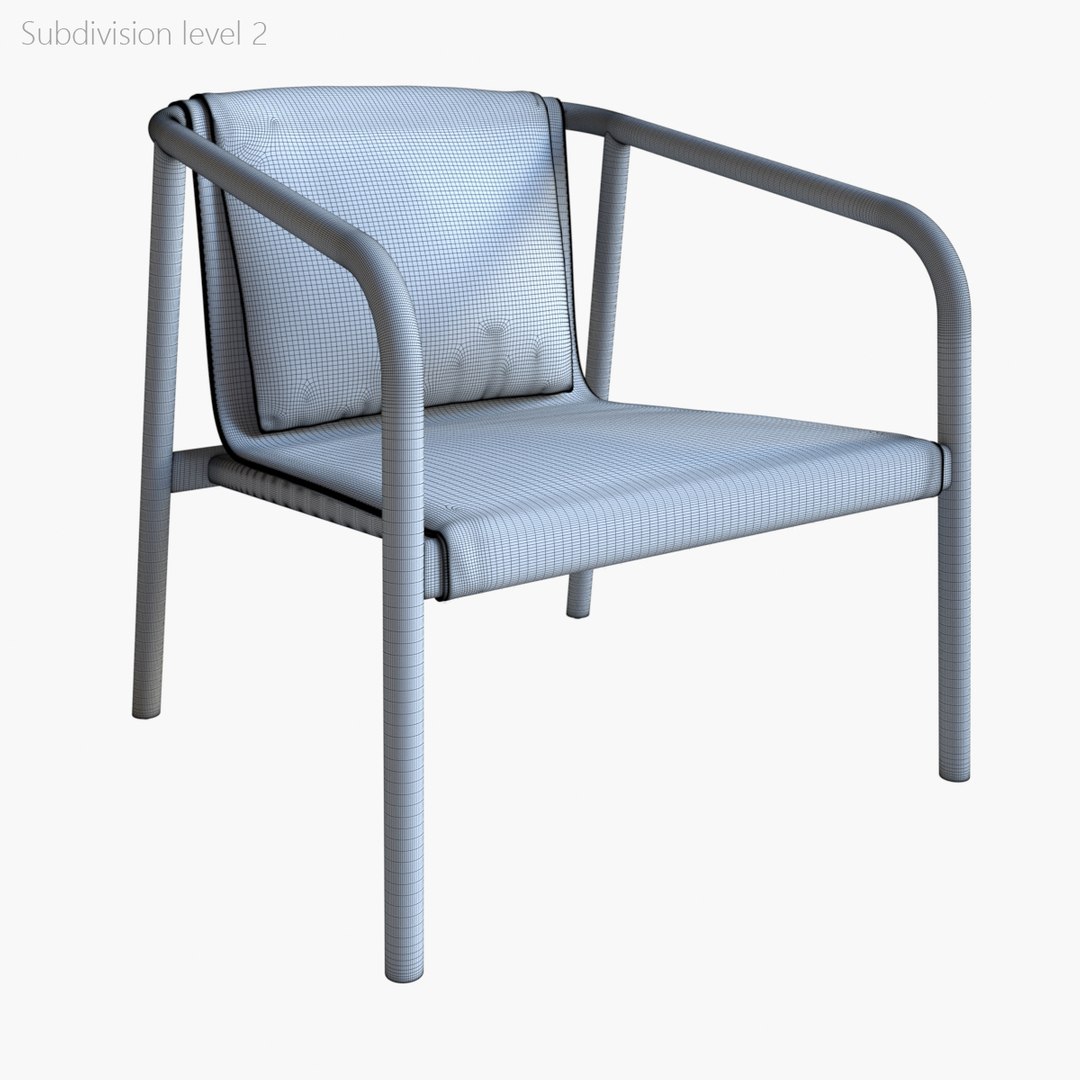 Oslo Lounge Chair 3d Model