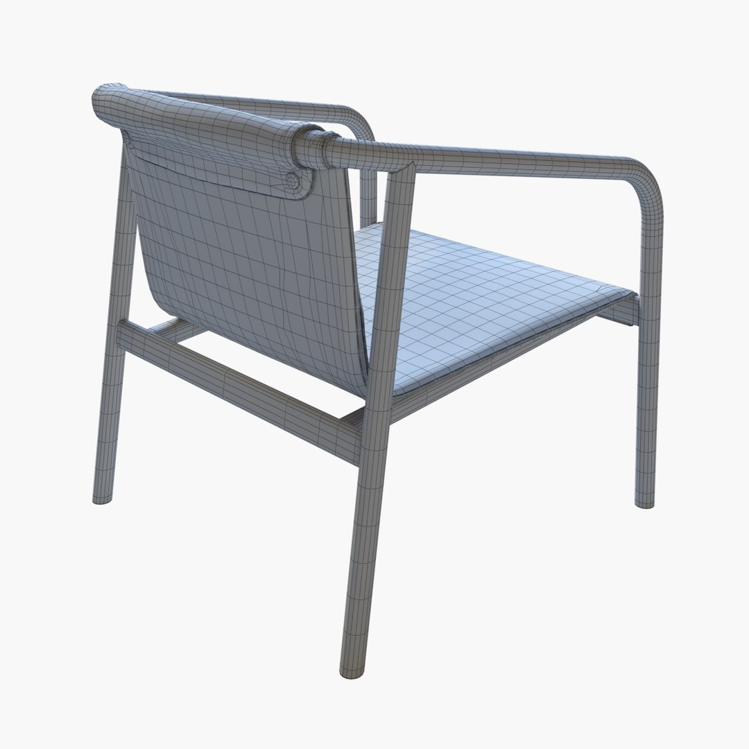 Oslo Lounge Chair 3d Model