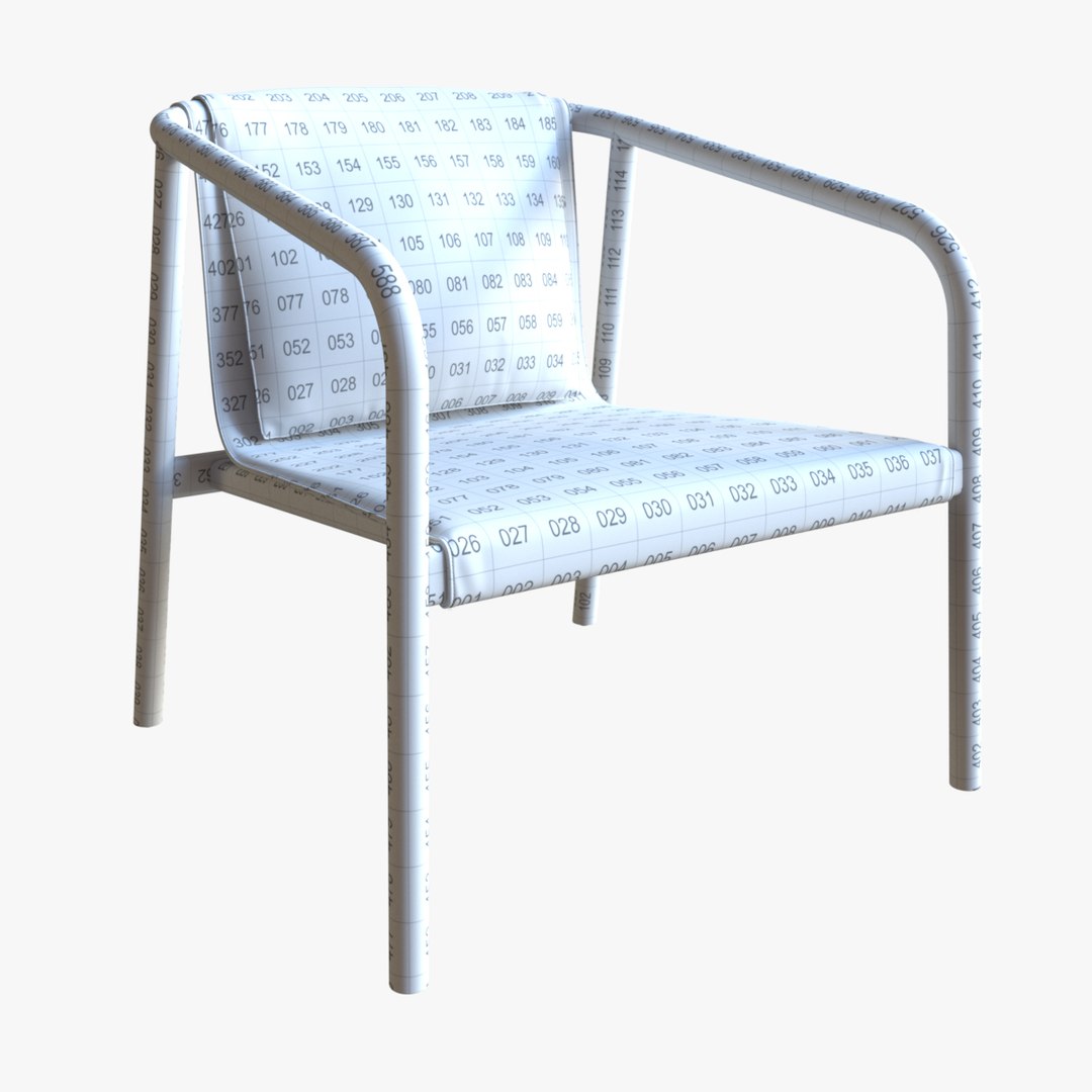 Oslo Lounge Chair 3d Model