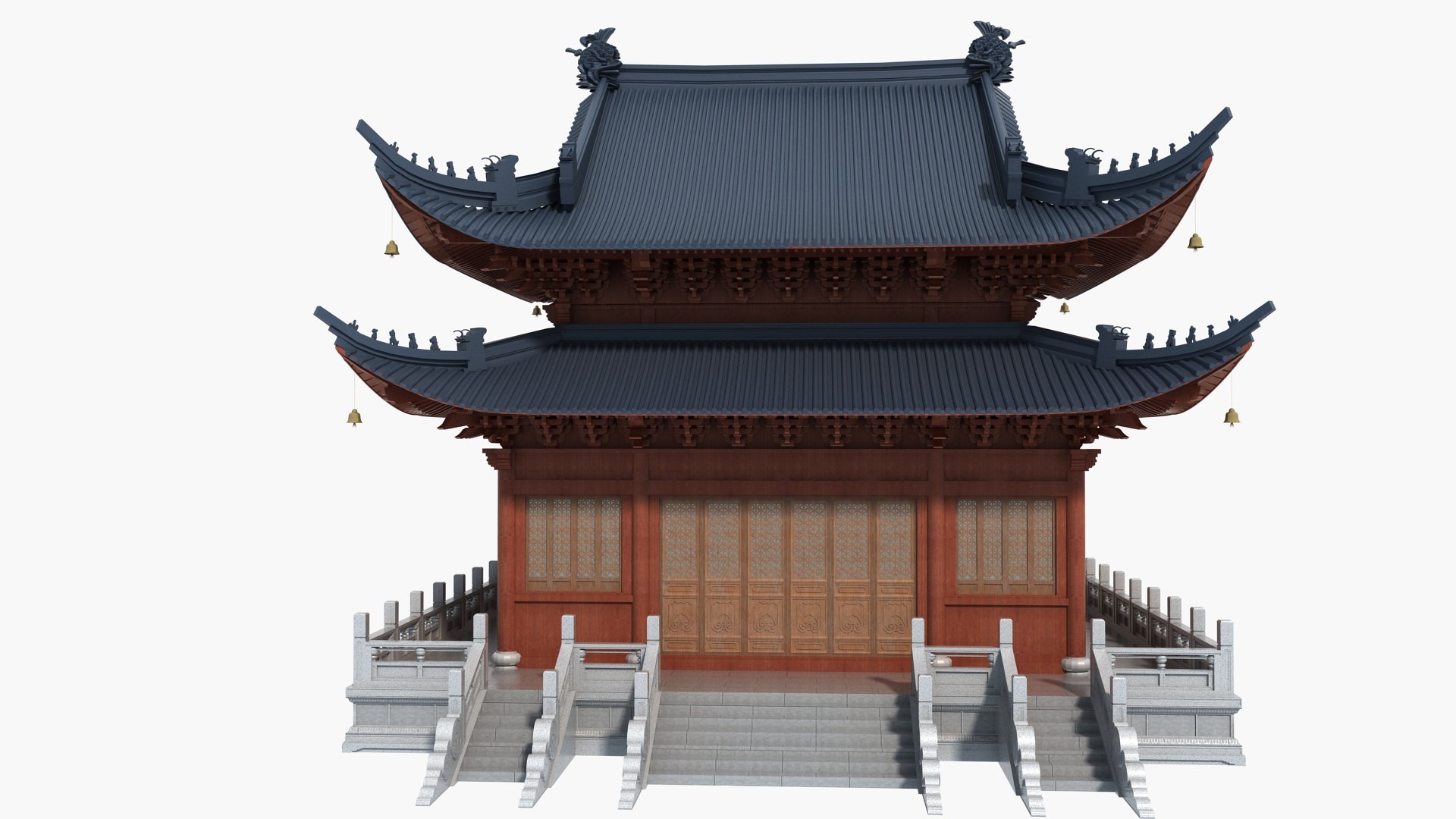 3D chinese temple - TurboSquid 1671454