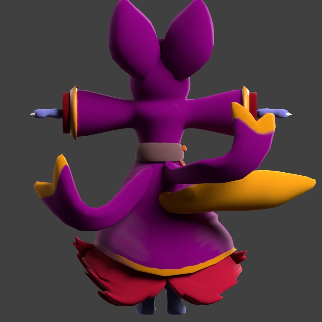 Red Q Wizard 3D Model - TurboSquid 2220656