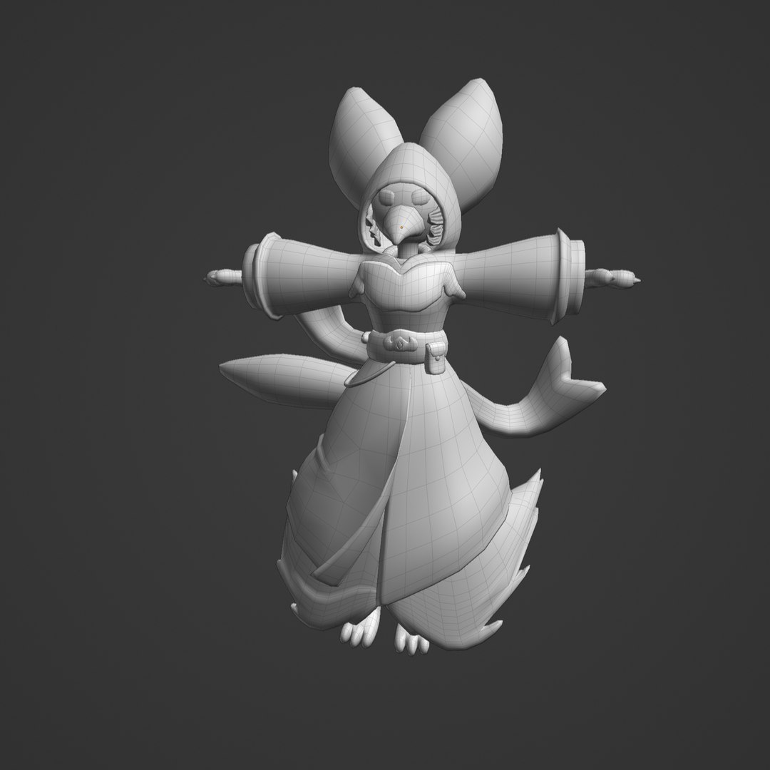 Red Q Wizard 3D Model - TurboSquid 2220656