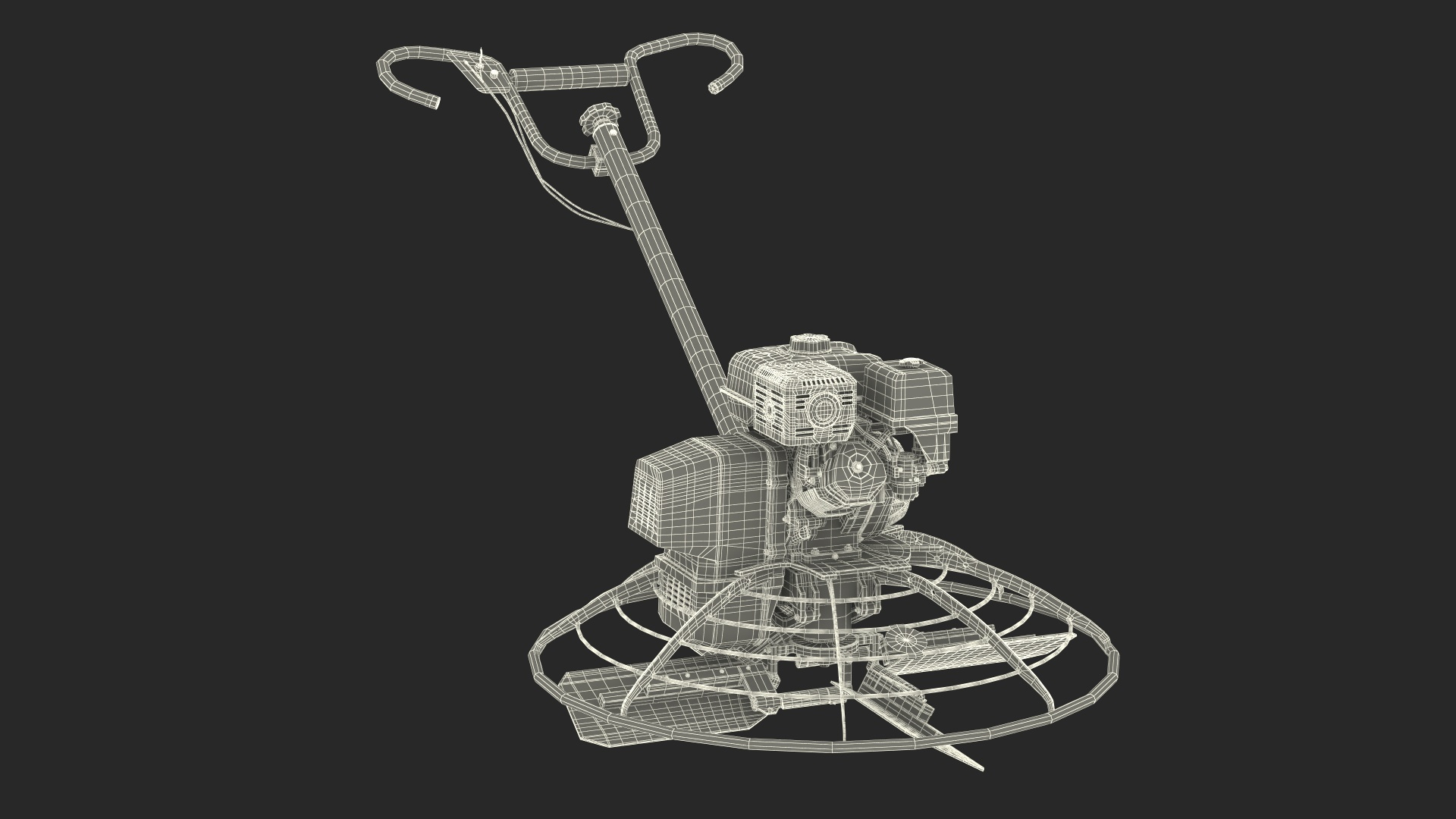 3D Power Trowel Husqvarna CT model - TurboSquid 2097798