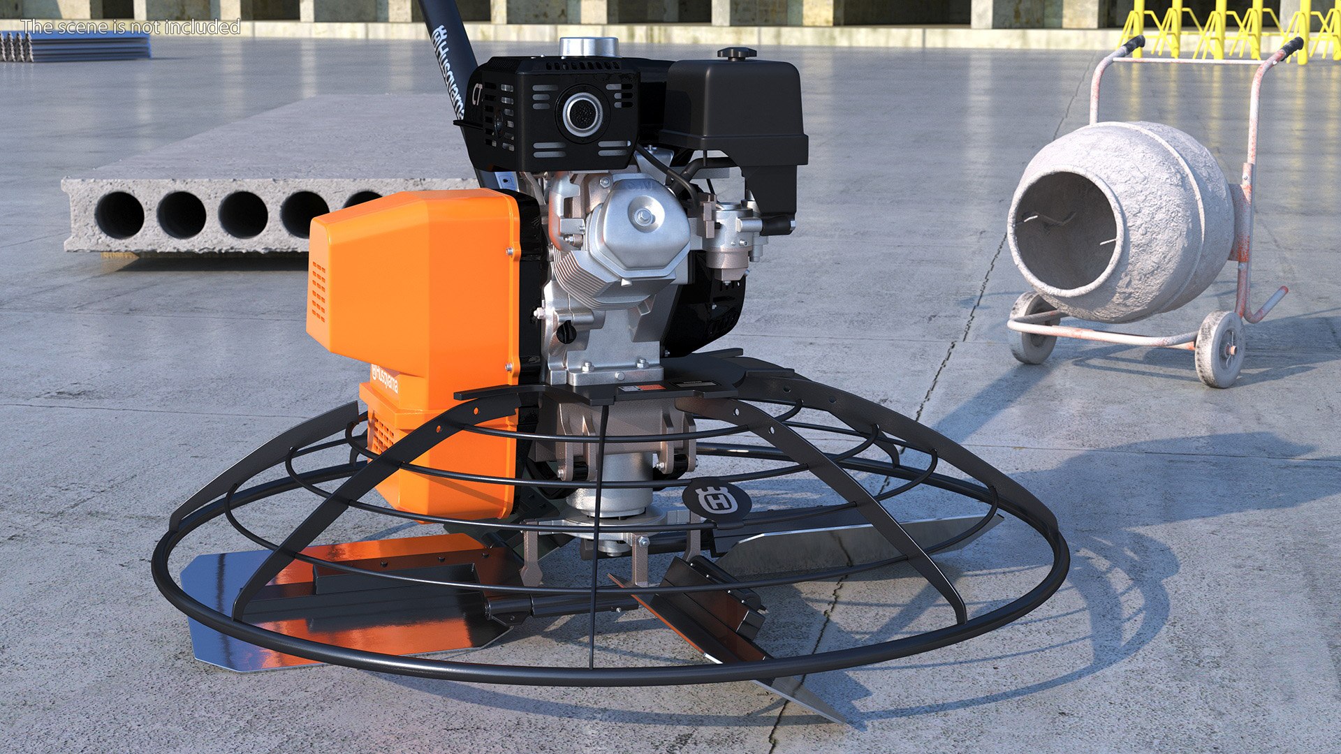 3D Power Trowel Husqvarna CT model - TurboSquid 2097798