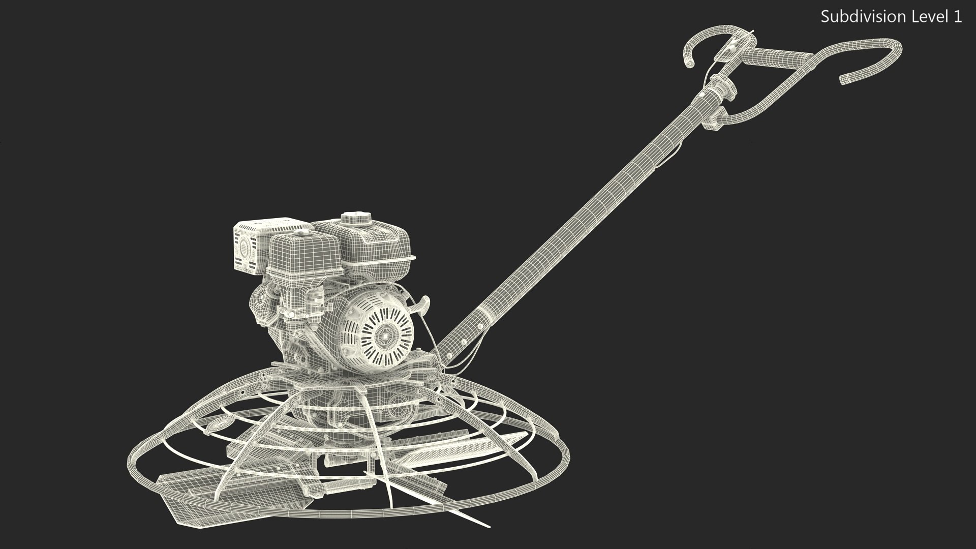 3D Power Trowel Husqvarna CT model - TurboSquid 2097798