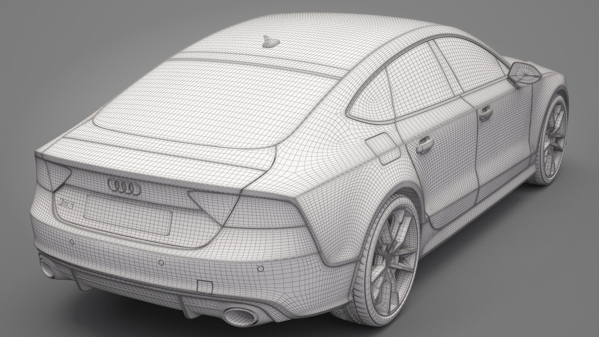 3D Audi RS7 Sportback - TurboSquid 2361575