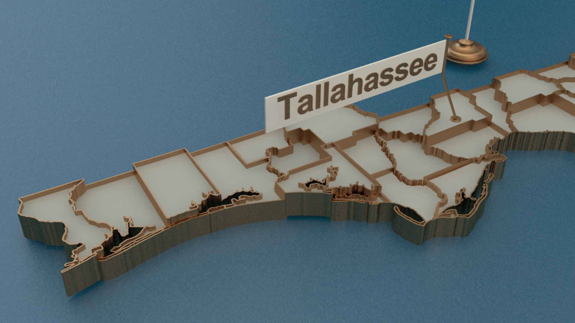3D State Cities Capital Model - TurboSquid 1703279