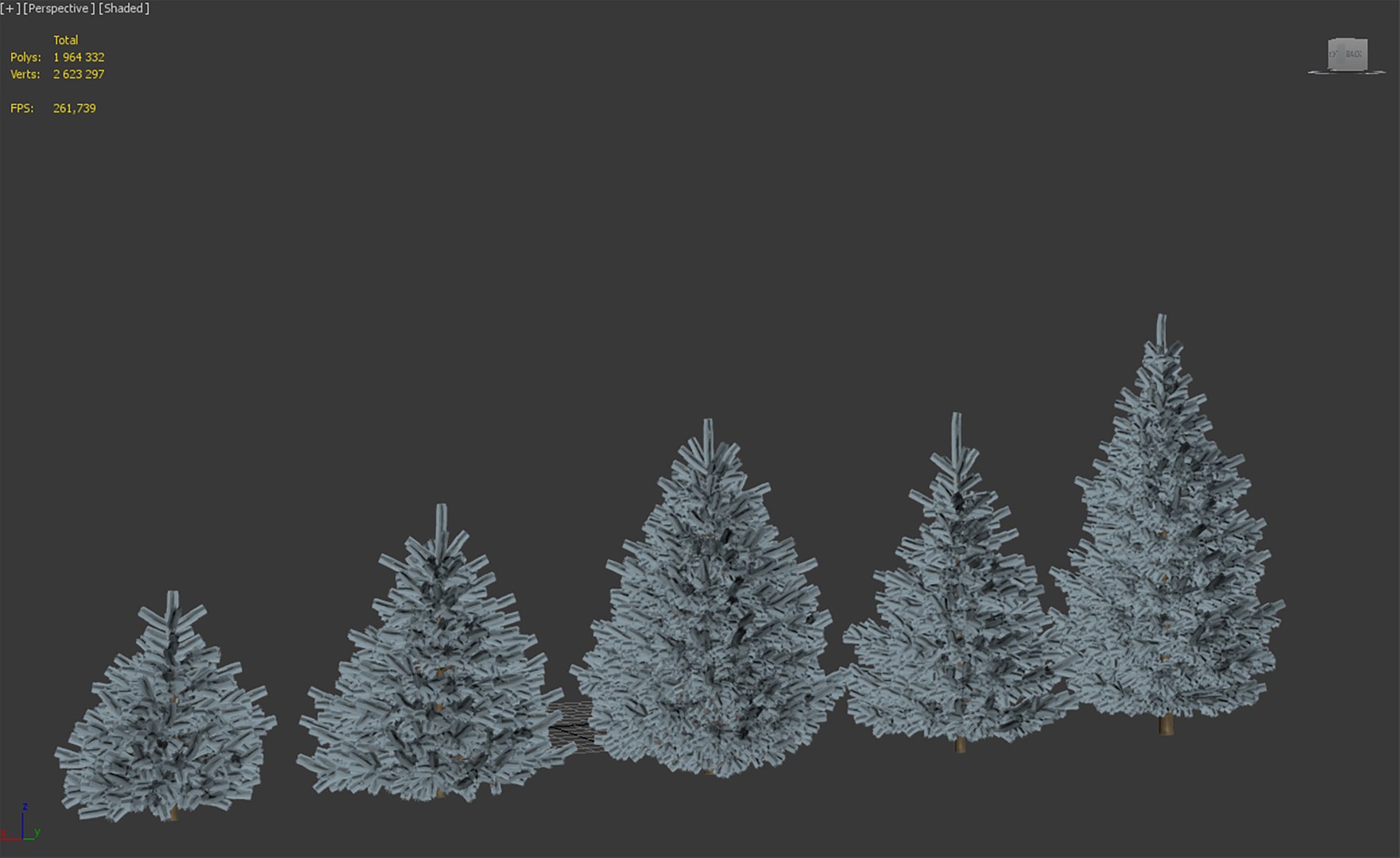 3D Model Spruce Trees Pungens - TurboSquid 1694353