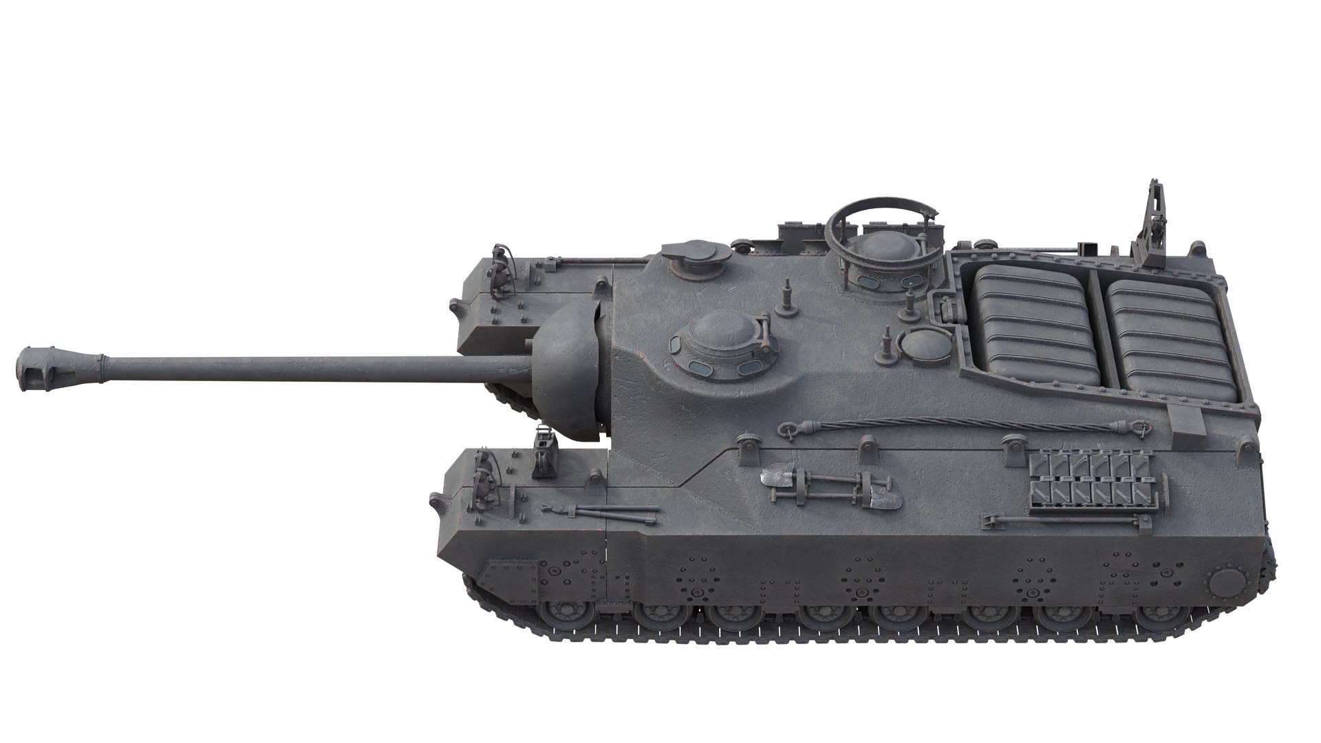 3D T28 Super Heavy Tank Model - TurboSquid 2420268