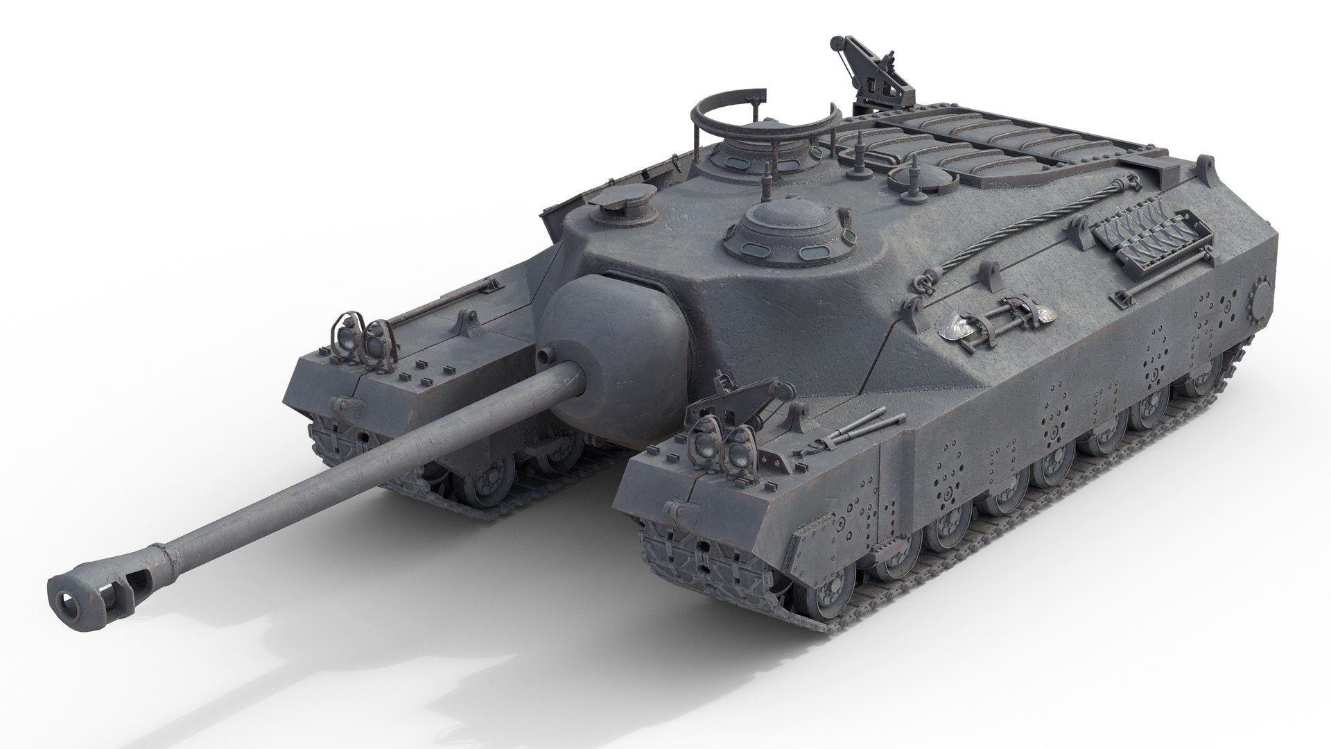 3D T28 Super Heavy Tank Model - TurboSquid 2420268