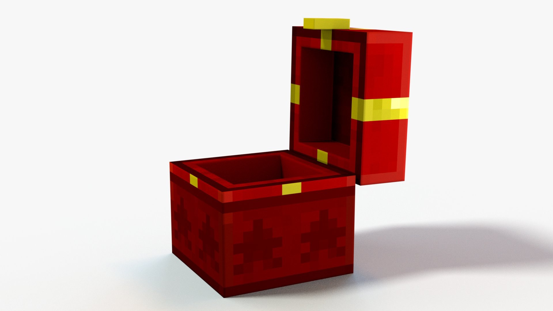 3D Minecraft Christmas Chest - TurboSquid 2406619