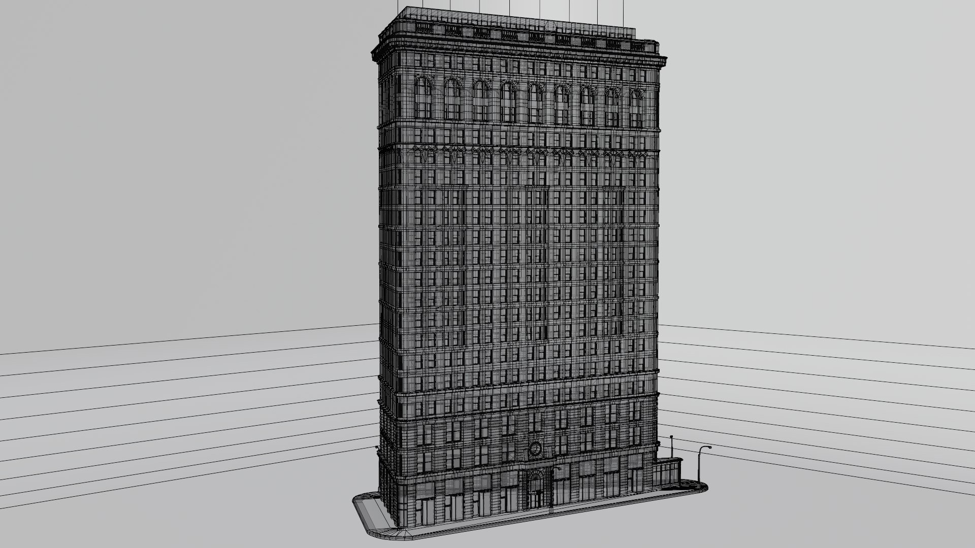 3D Model Flatiron Building - TurboSquid 2104364