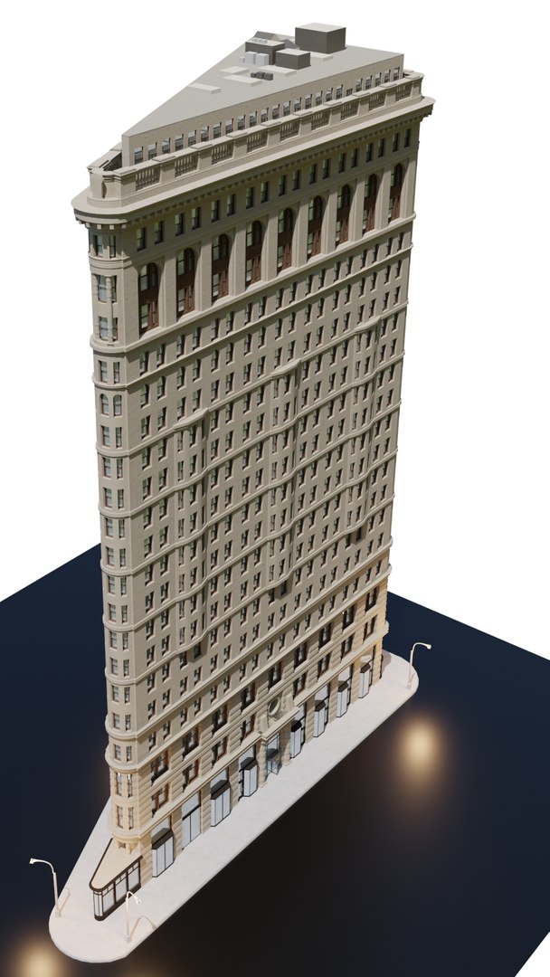 3D Model Flatiron Building - TurboSquid 2104364