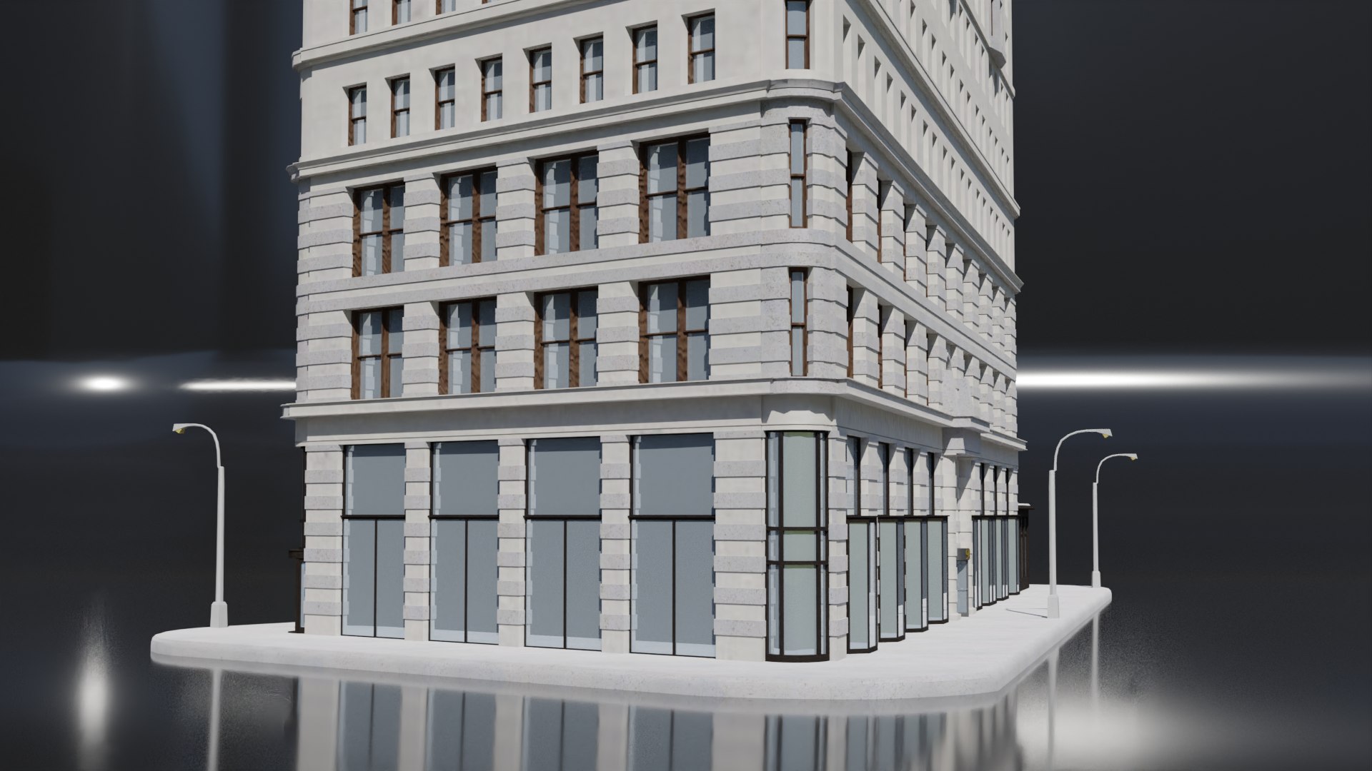 3D Model Flatiron Building - TurboSquid 2104364