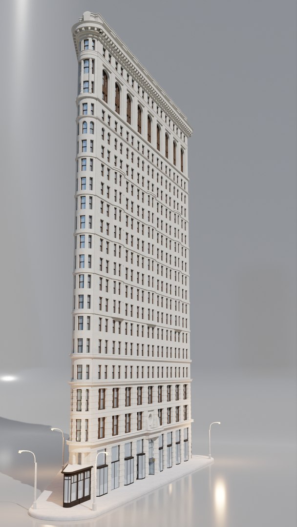 3D Model Flatiron Building - TurboSquid 2104364