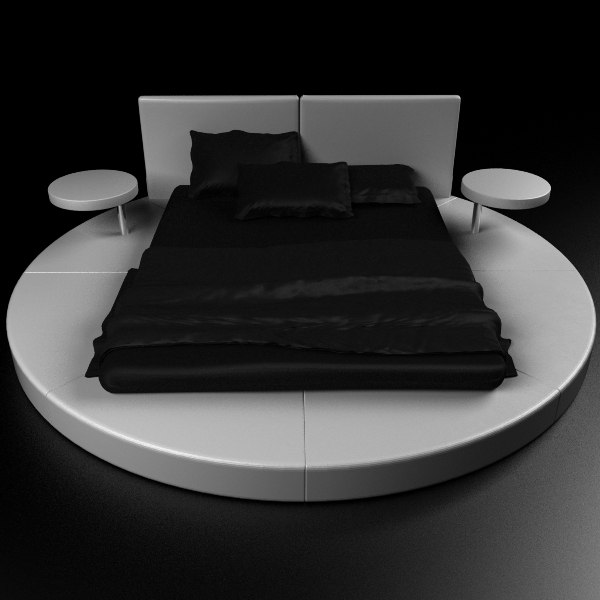 3d model modern bed