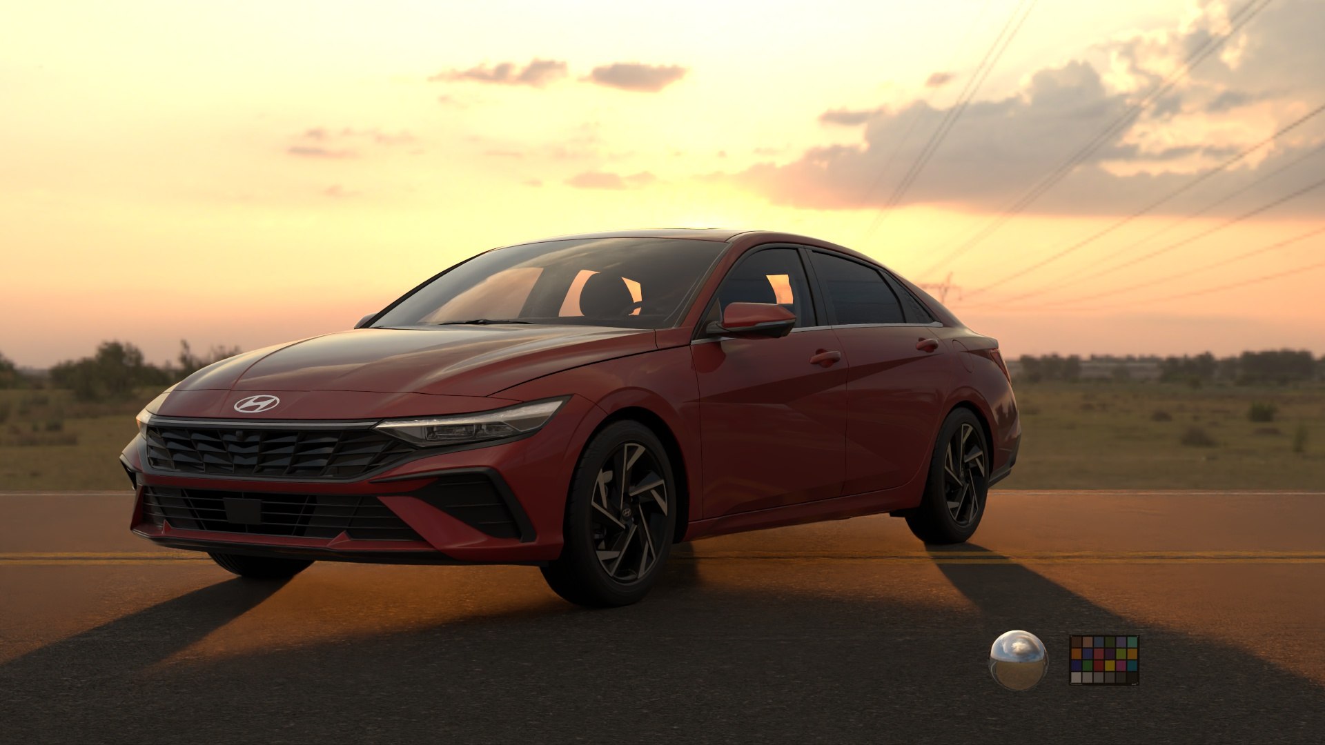 3D Elantra 2024 -Detailed-Vray-Redshift-Unreal-Render Ready ...