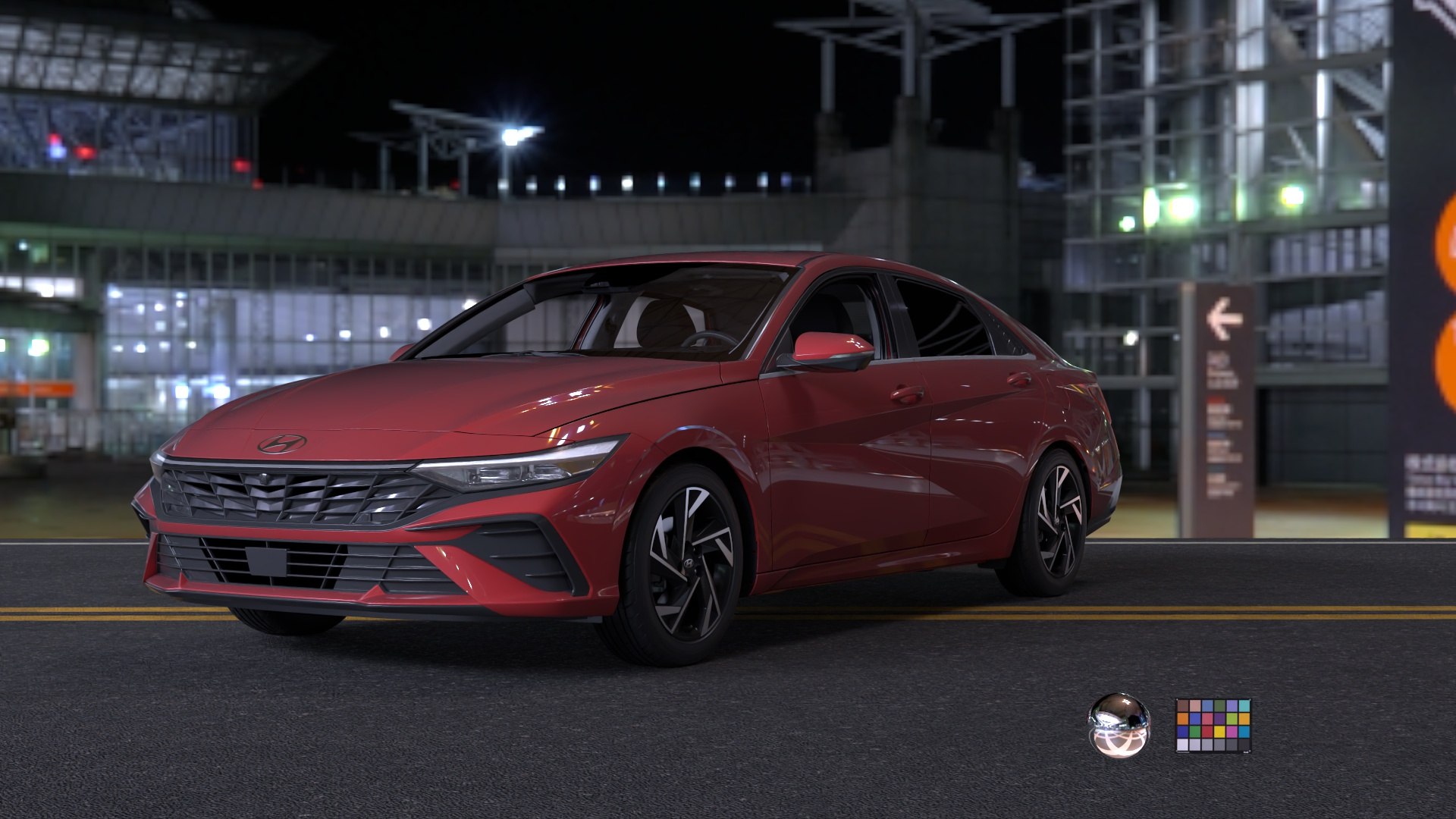 3D Elantra 2024 -Detailed-Vray-Redshift-Unreal-Render Ready ...