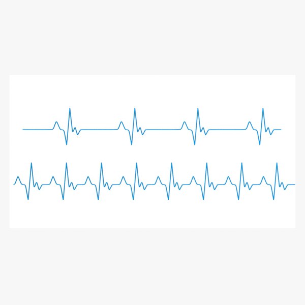 modelo 3d Línea de latidos del corazón del ECG - TurboSquid 2367994