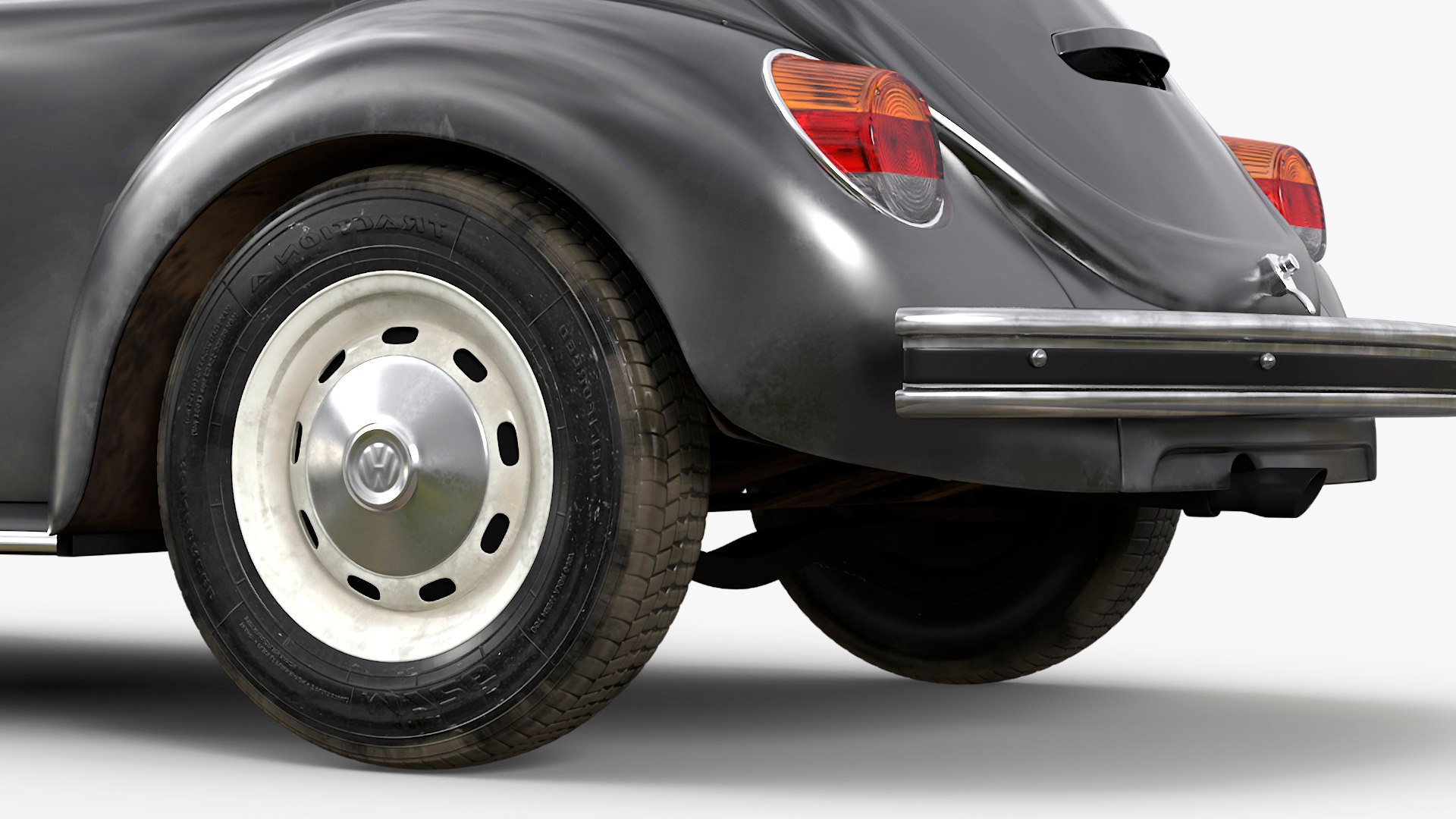 Vintage Volkswagen Beetle 3D Model - TurboSquid 2292439