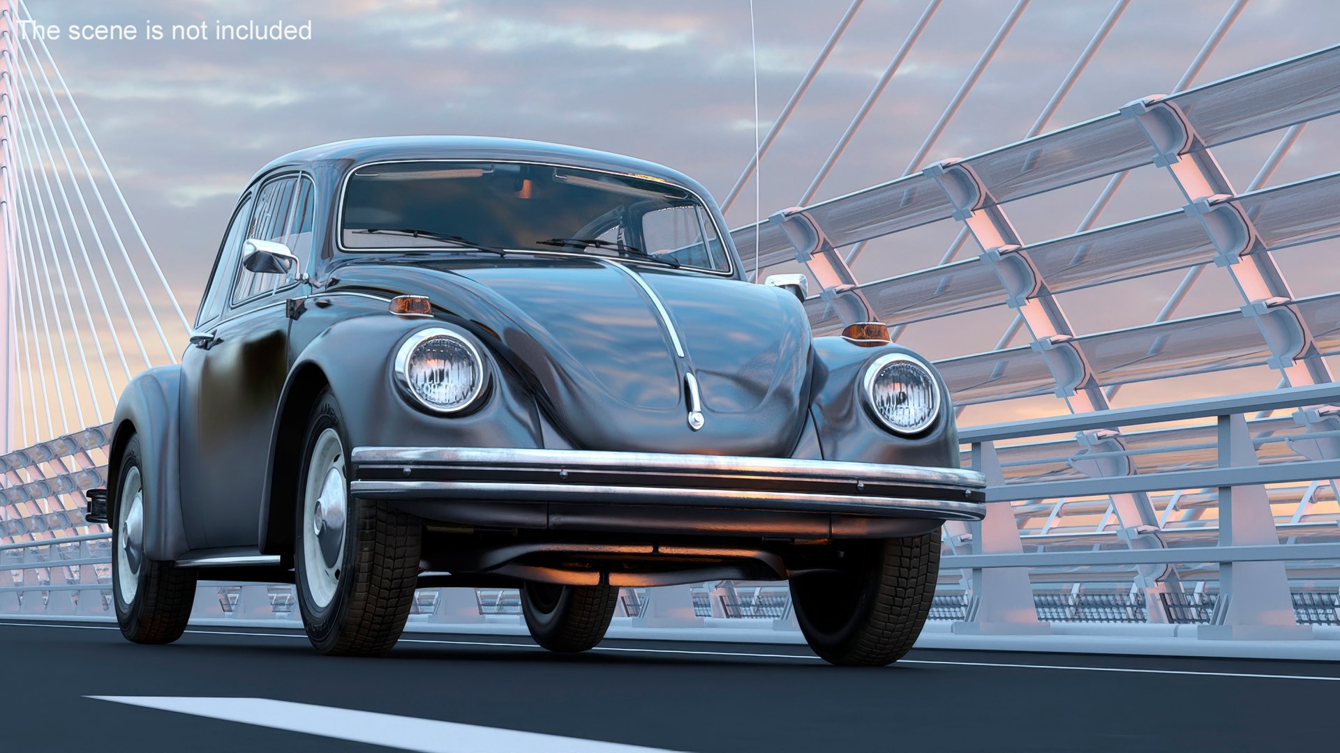 Vintage Volkswagen Beetle 3D Model - TurboSquid 2292439