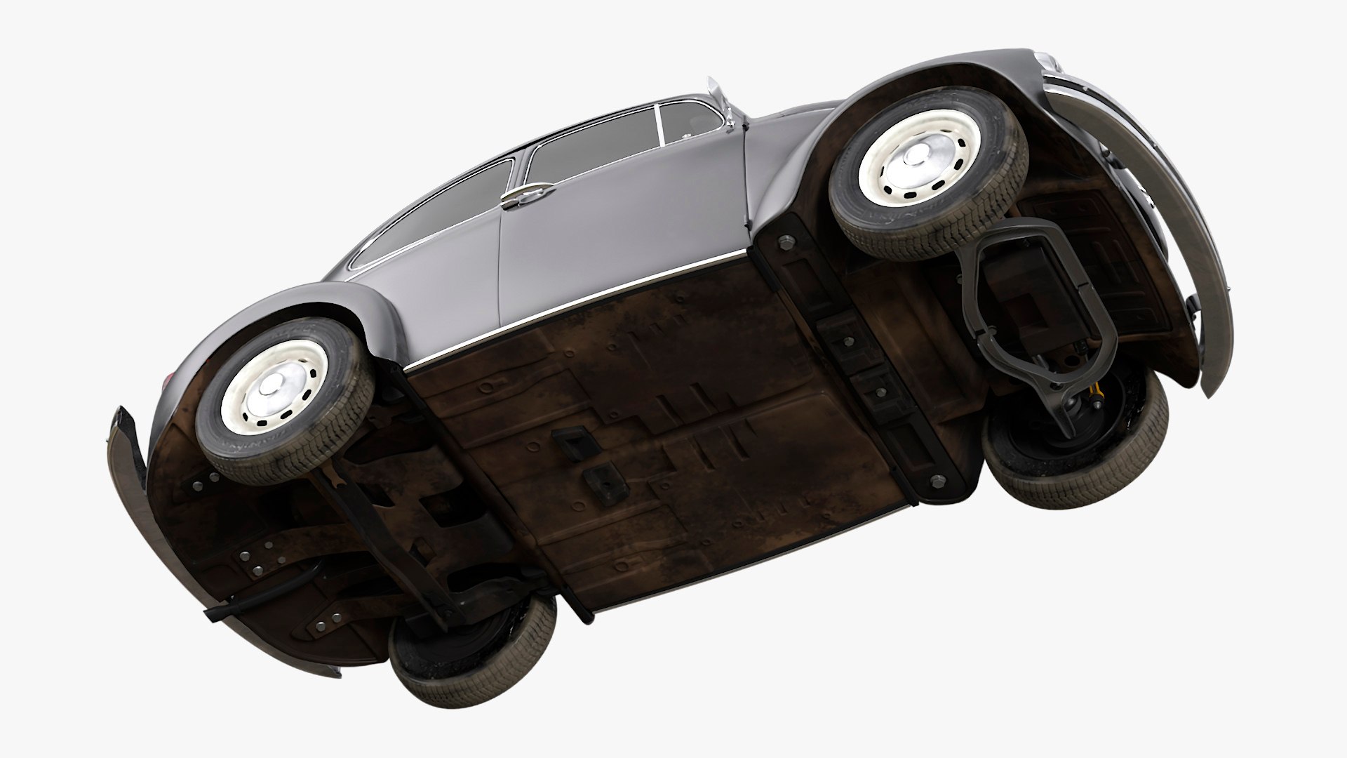 Vintage Volkswagen Beetle 3D Model - TurboSquid 2292439