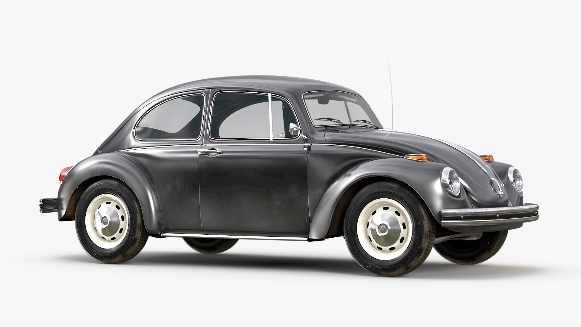 Vintage Volkswagen Beetle 3D Model - TurboSquid 2292439