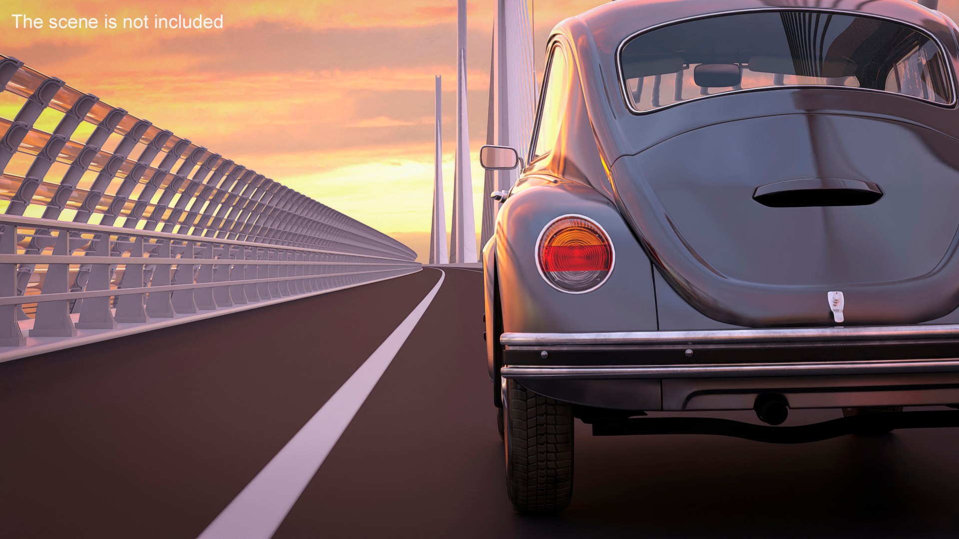 Vintage Volkswagen Beetle 3D Model - TurboSquid 2292439