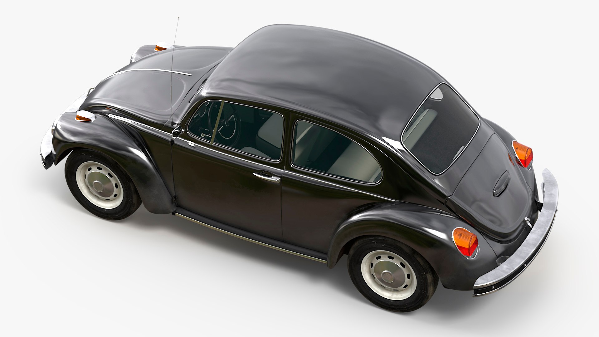 Vintage Volkswagen Beetle 3D Model - TurboSquid 2292439
