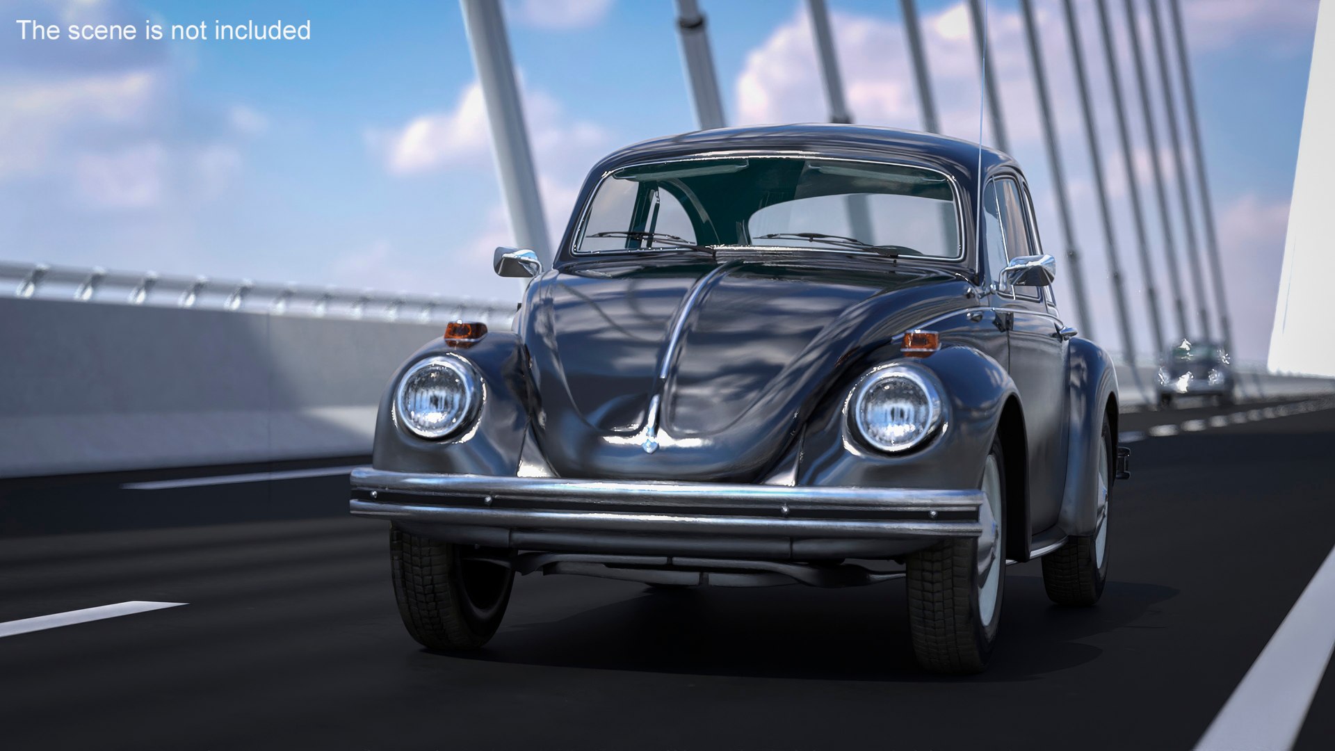 Vintage Volkswagen Beetle 3D Model - TurboSquid 2292439