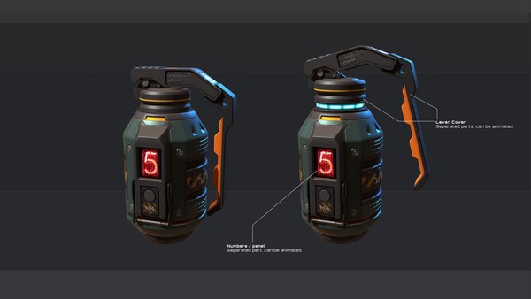 modelo 3d Sci Fi M4 - Granada - TurboSquid 1707398